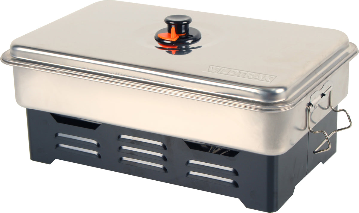 Wildtrak Deluxe S/S 2 Burner Smoker — Spot On Fishing Tackle